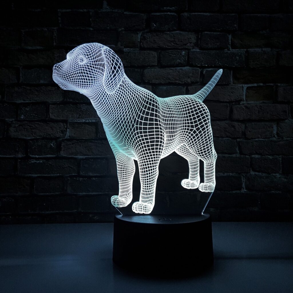 Luminária LED 3D Dog | Dog Vibe